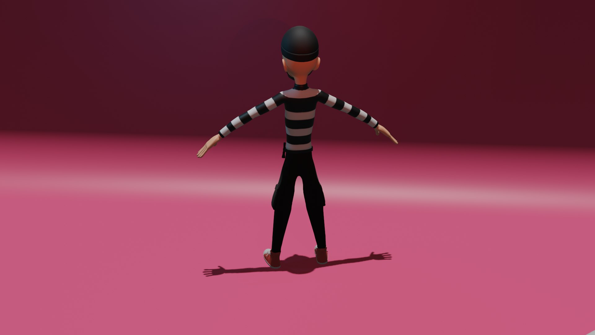 Thief Cartoon Character 3D Model - TurboSquid 2276182