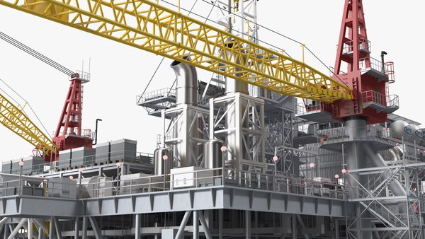 modelo 3d Plataforma Petrolera Shell Perdido - TurboSquid 1839899