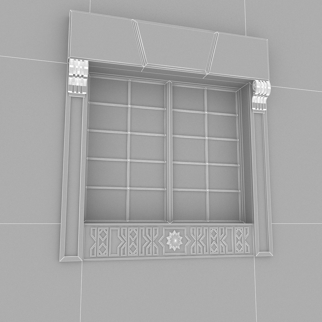 Window Frame 3D Model - TurboSquid 1446272