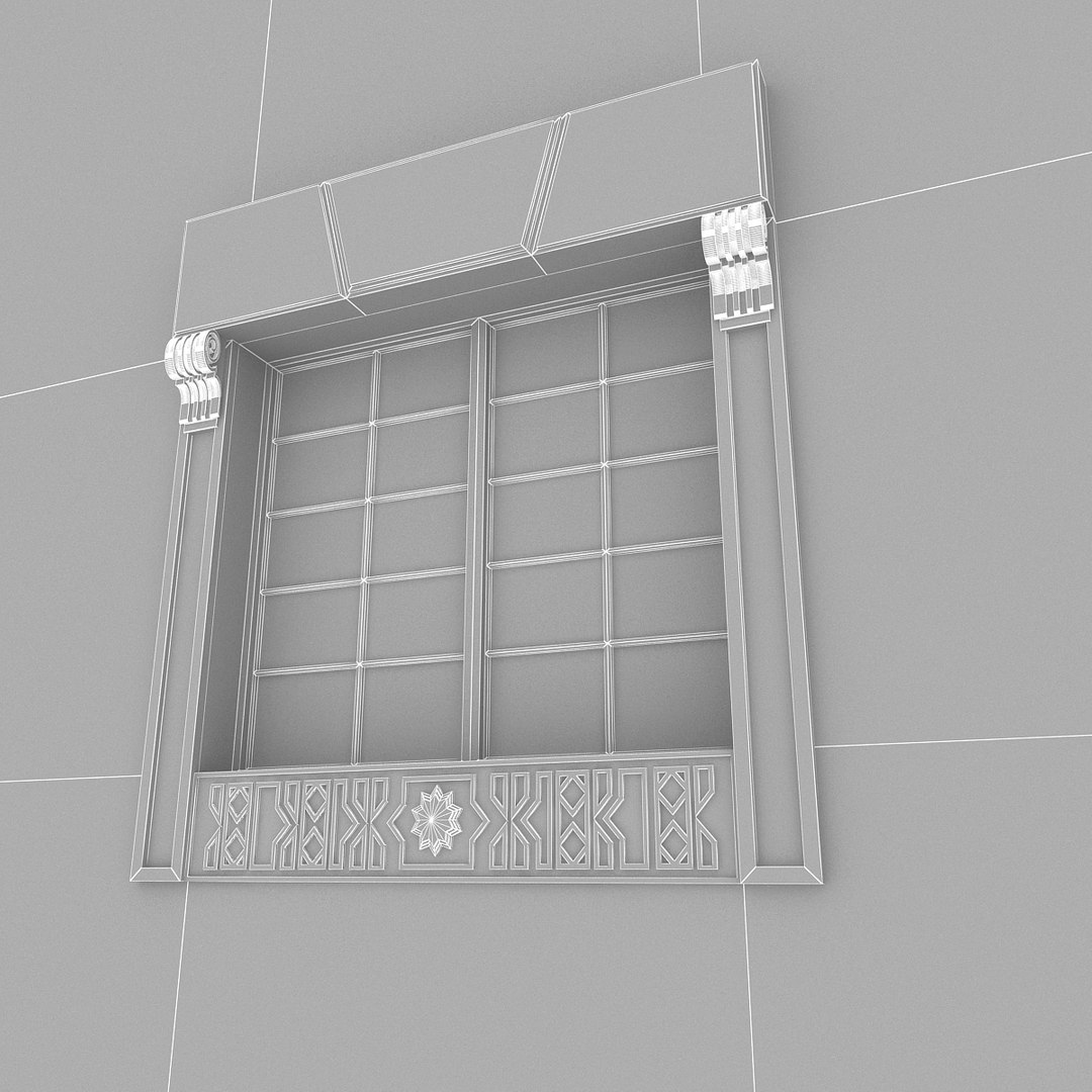 Window Frame 3D Model - TurboSquid 1446272