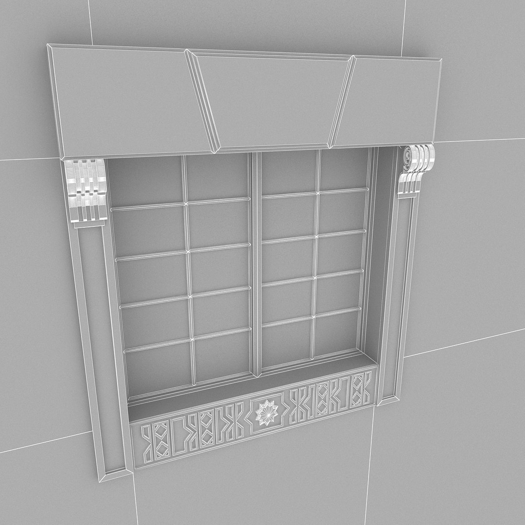Window Frame 3D Model - TurboSquid 1446272