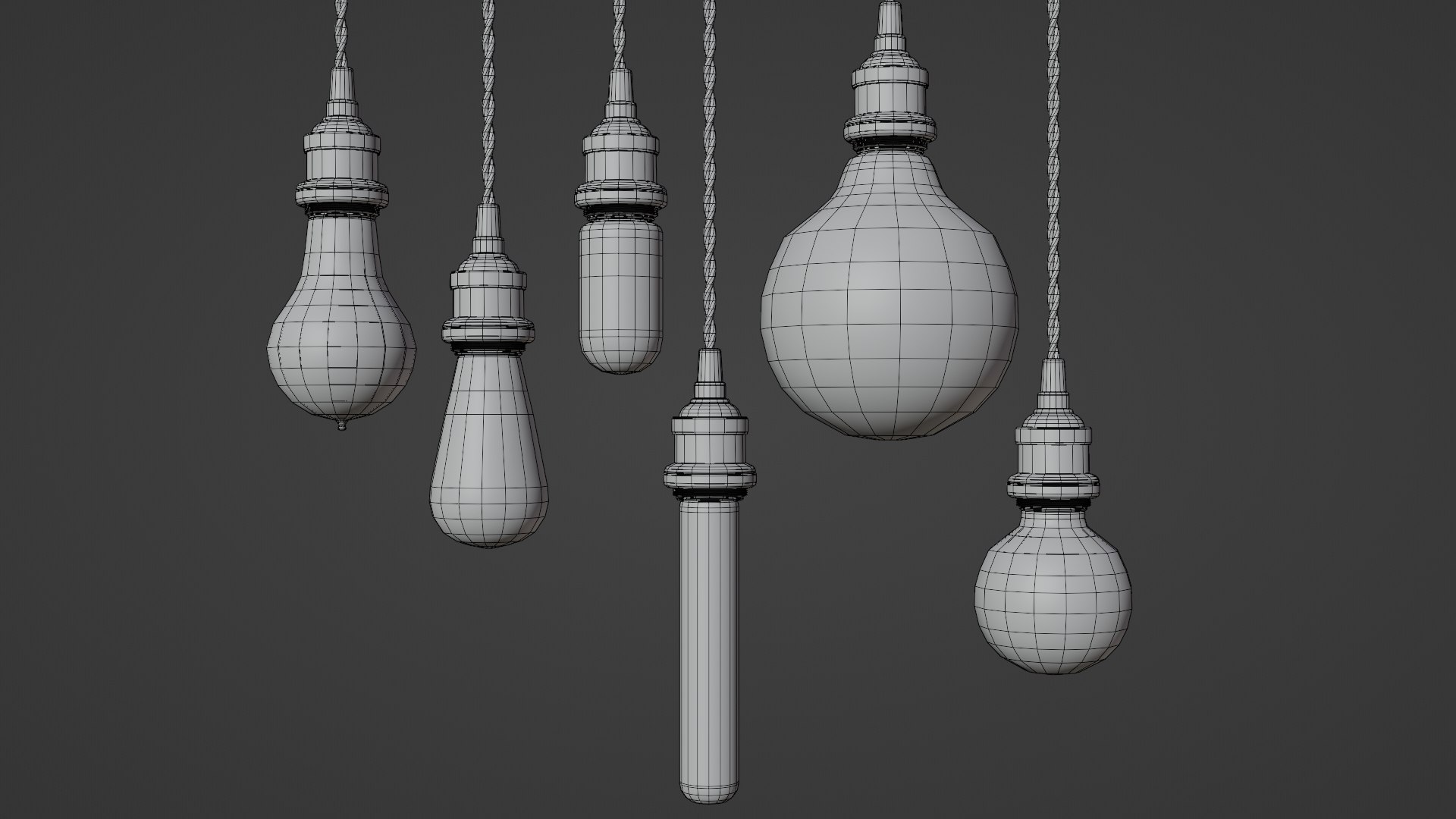 3D Edison Lamps - TurboSquid 1897427