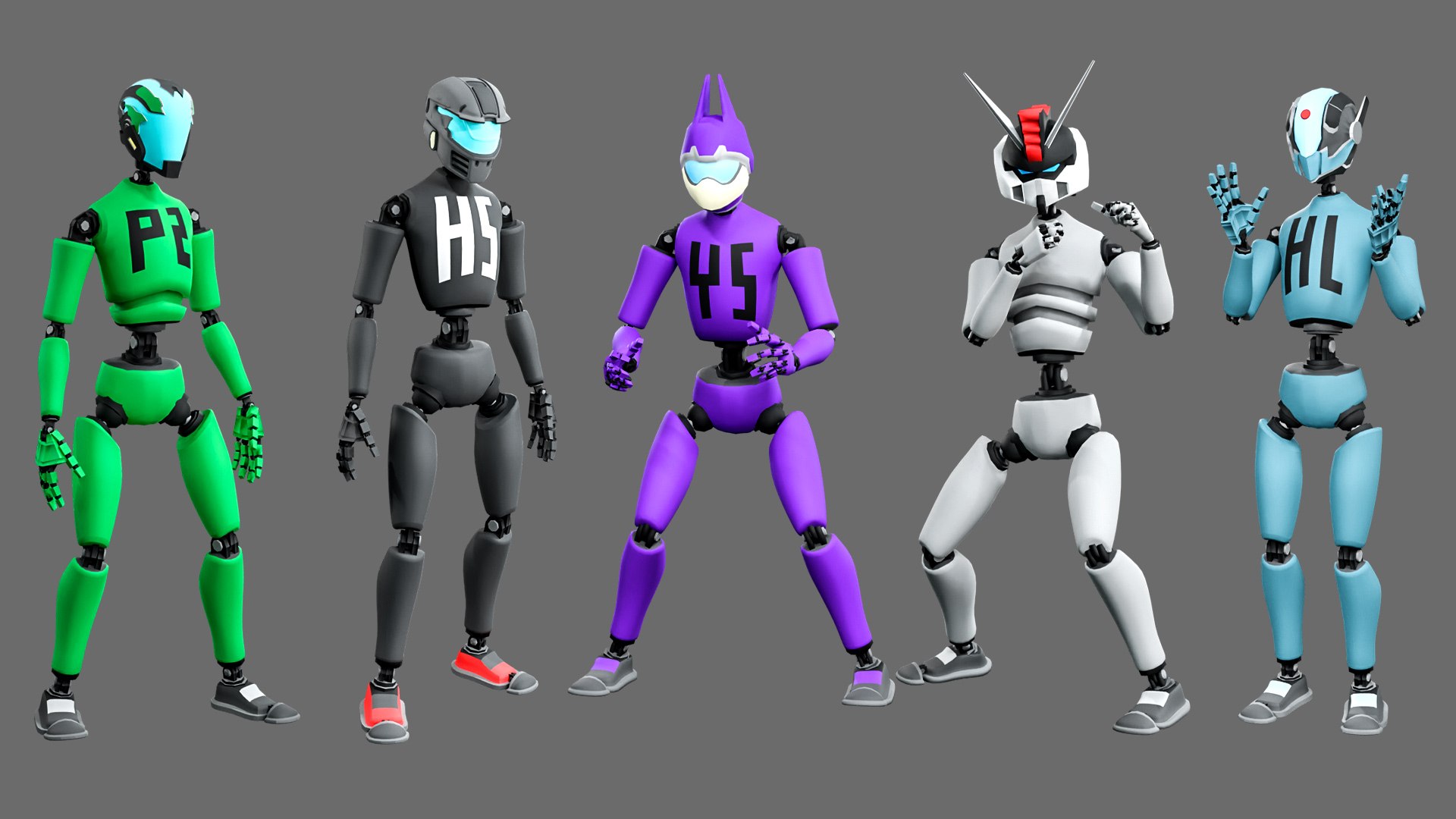 10 Unique Robots 3D Model - TurboSquid 2327028