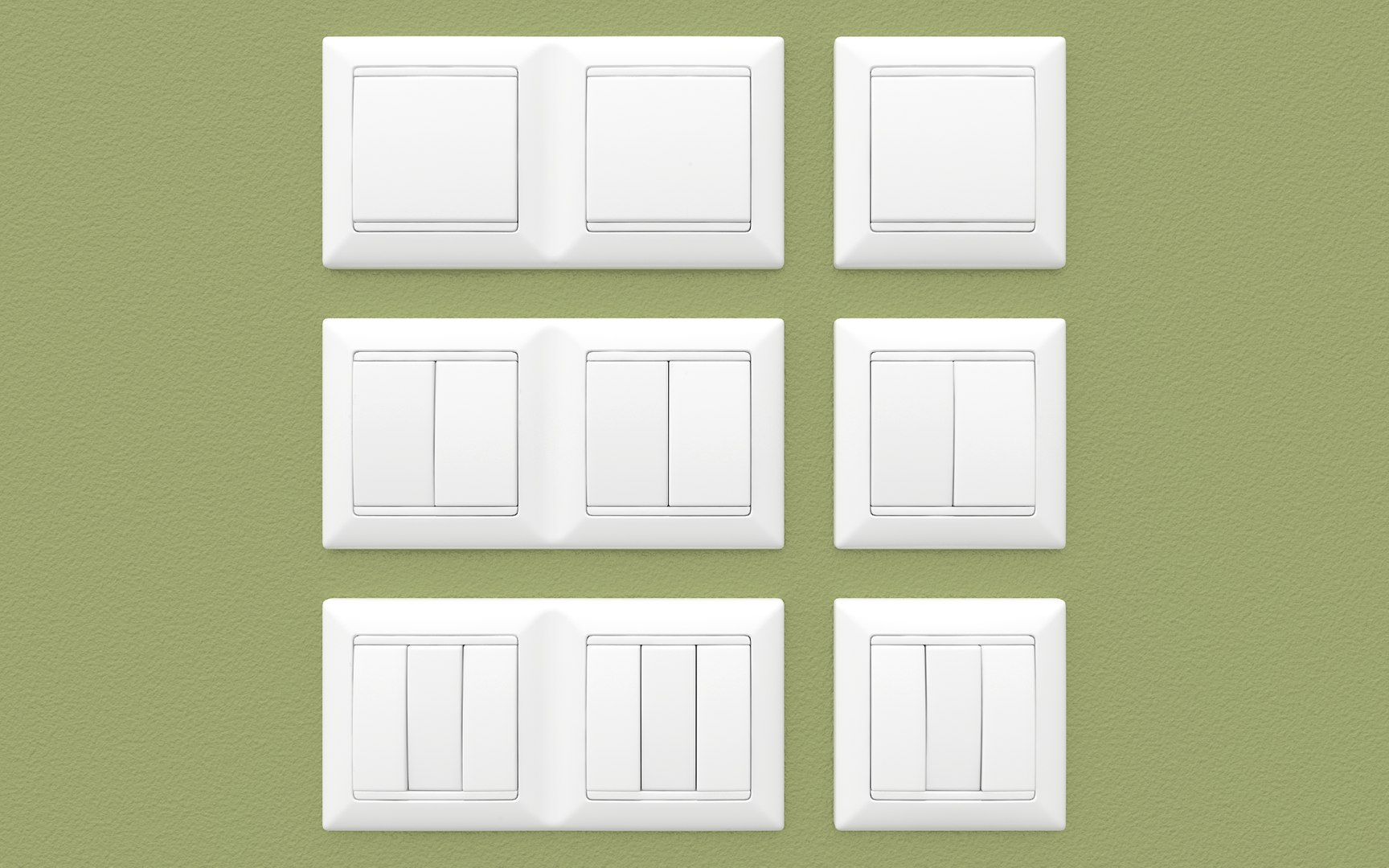 3D Model Switches And Sockets US - TurboSquid 2372548