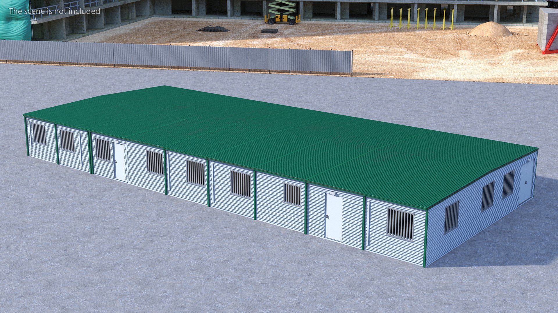 3D Model Modern Modular Office Building - TurboSquid 2180874