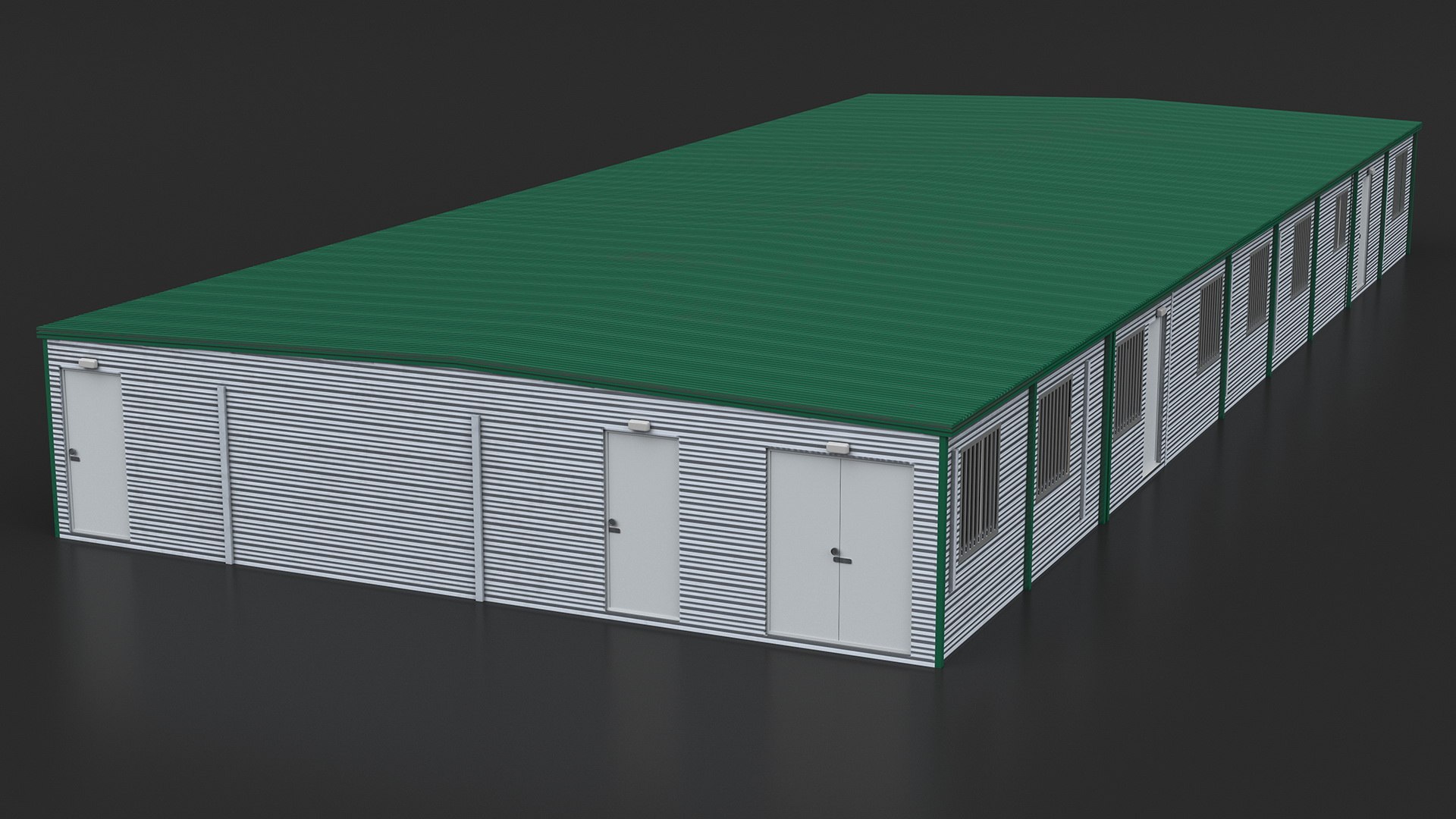 3D Model Modern Modular Office Building - TurboSquid 2180874