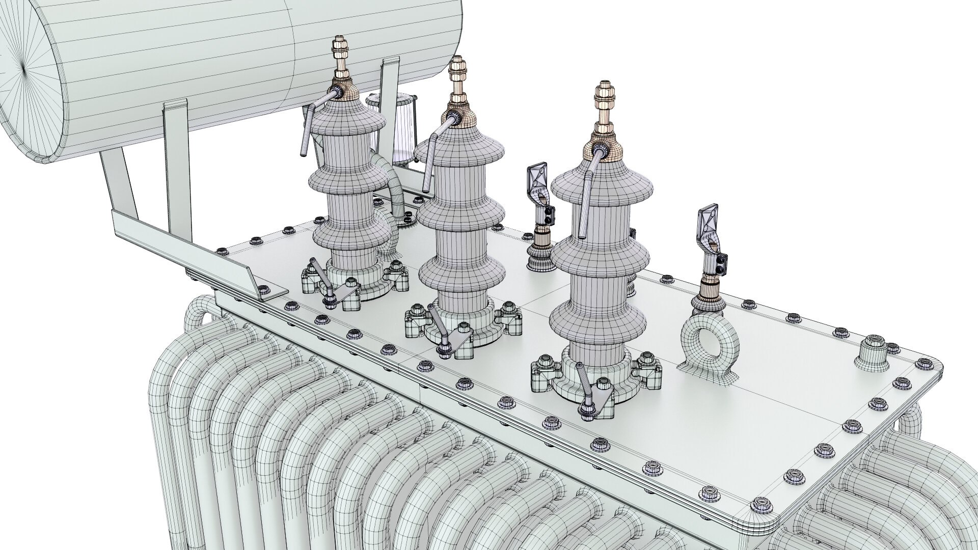 Transformer power distribution model - TurboSquid 1684703