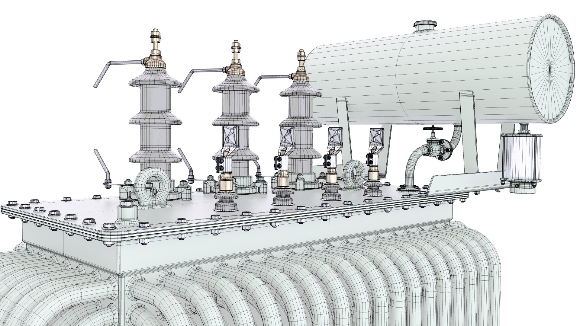 Transformer Power Distribution Model - TurboSquid 1684703