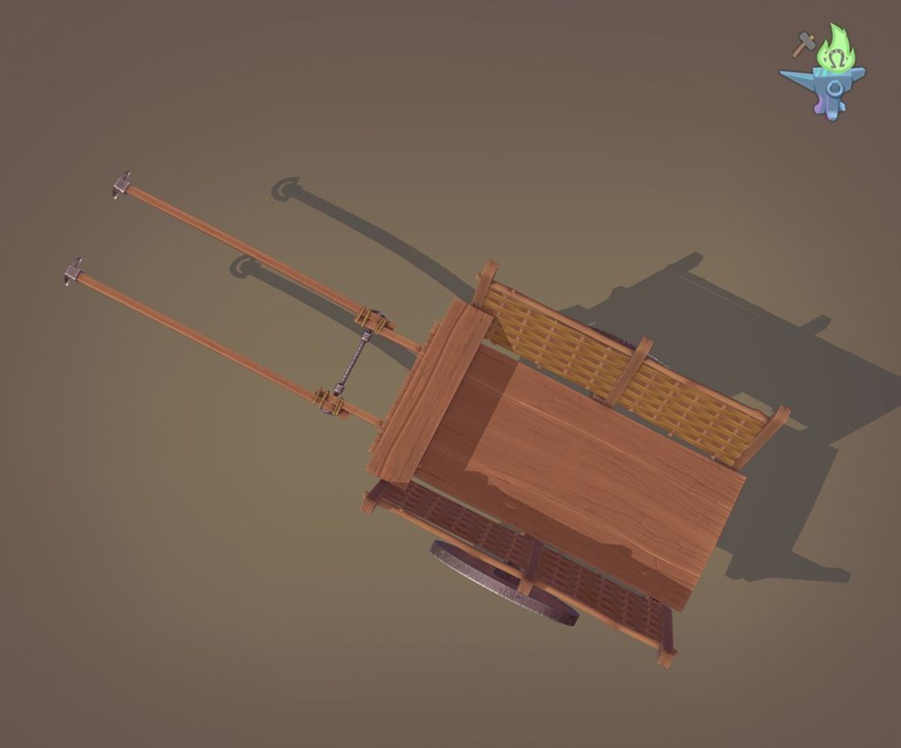 3D Model Medieval Cart - TurboSquid 1349286