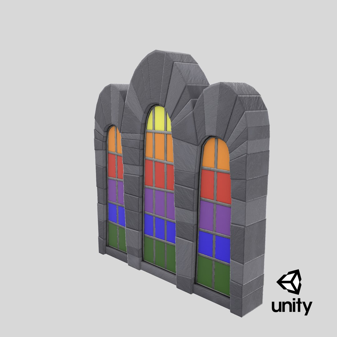 Stylized Old Castle Window 3D Model - TurboSquid 1670390