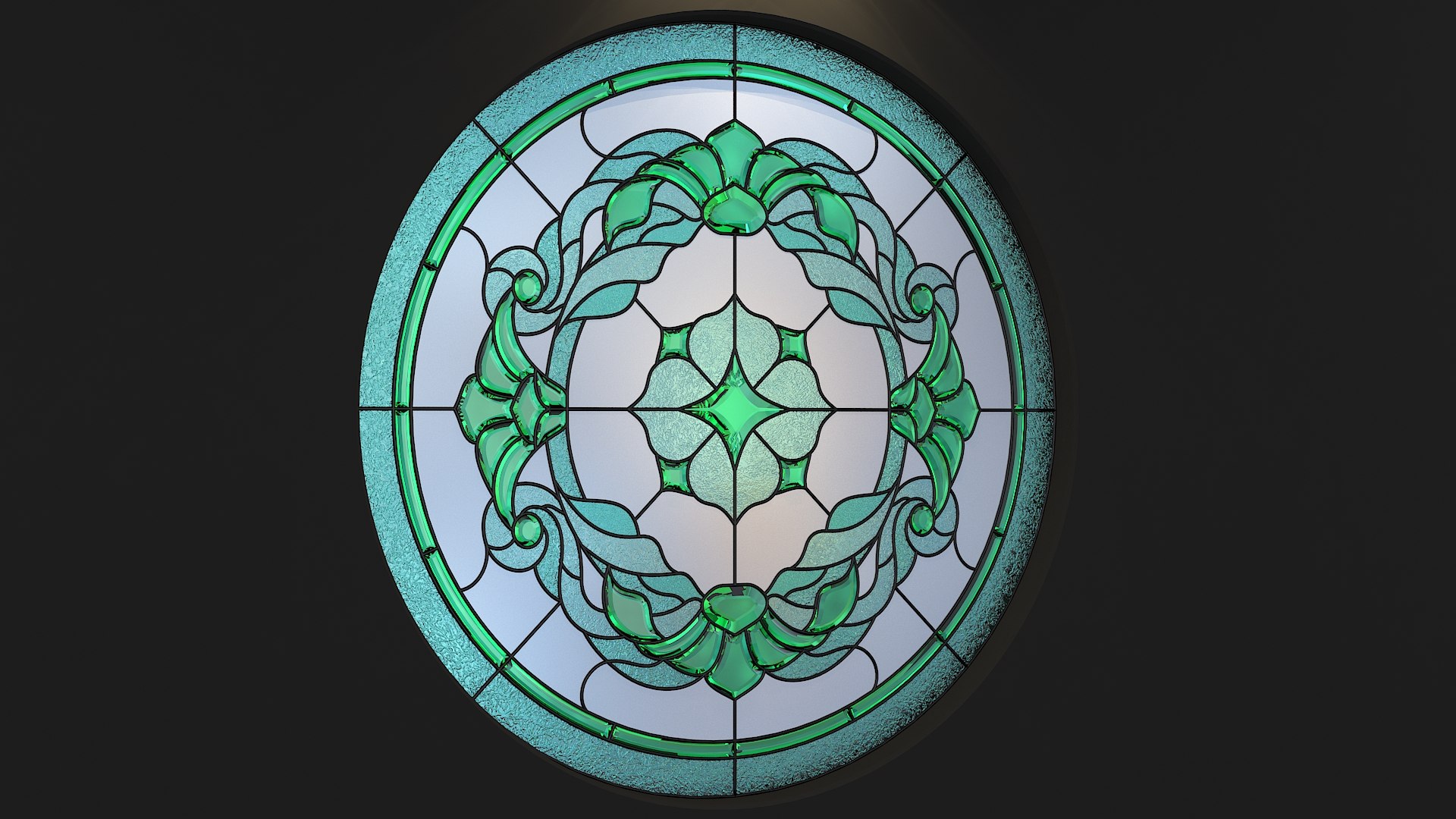 3D Model Stained-glass Window - TurboSquid 1752472