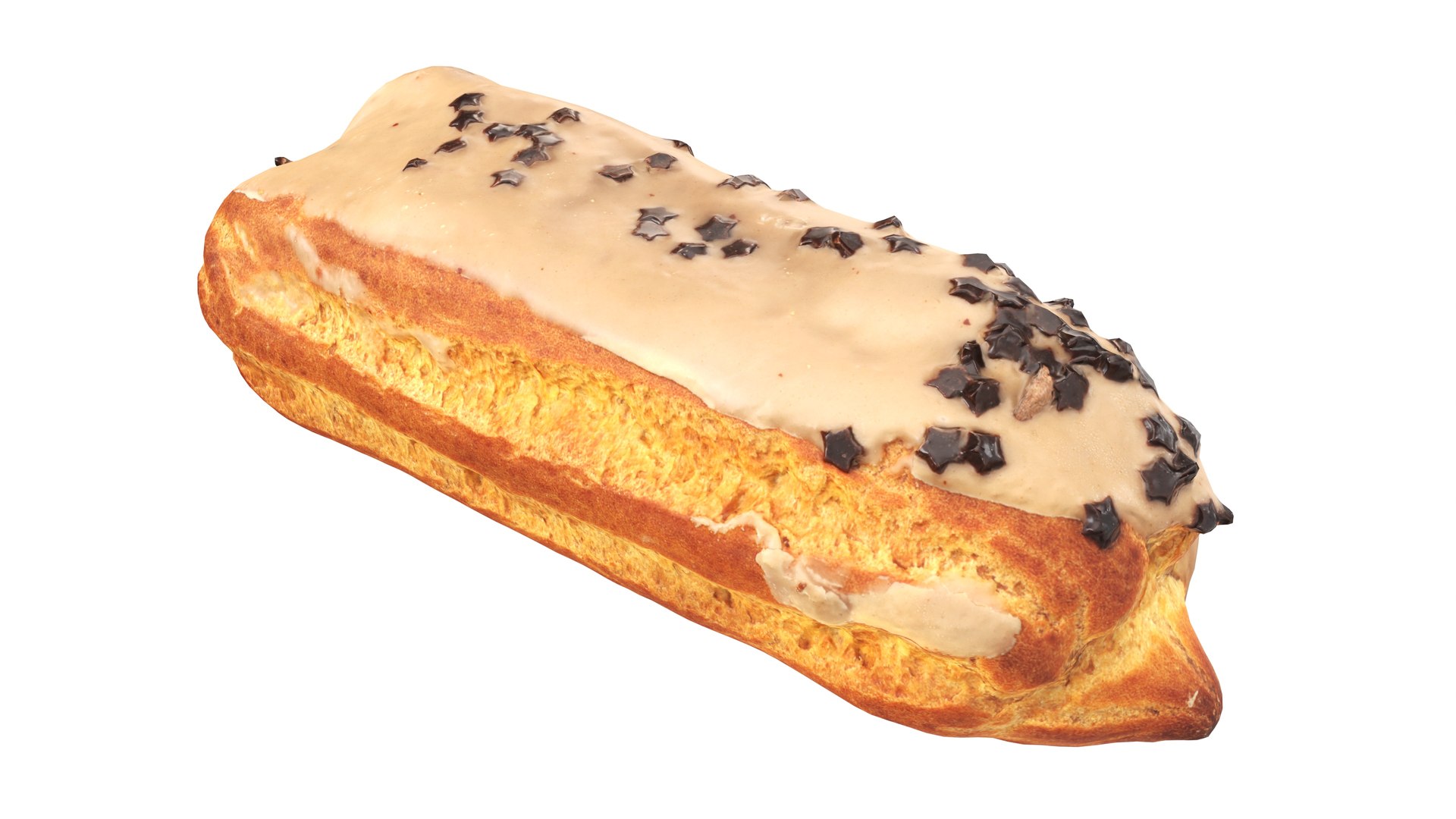 3D Model Caramel Eclair - TurboSquid 2380519