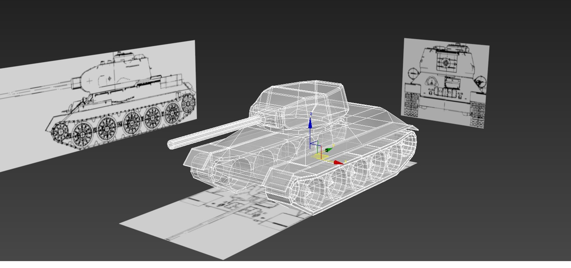 T34 Rus 3d Model