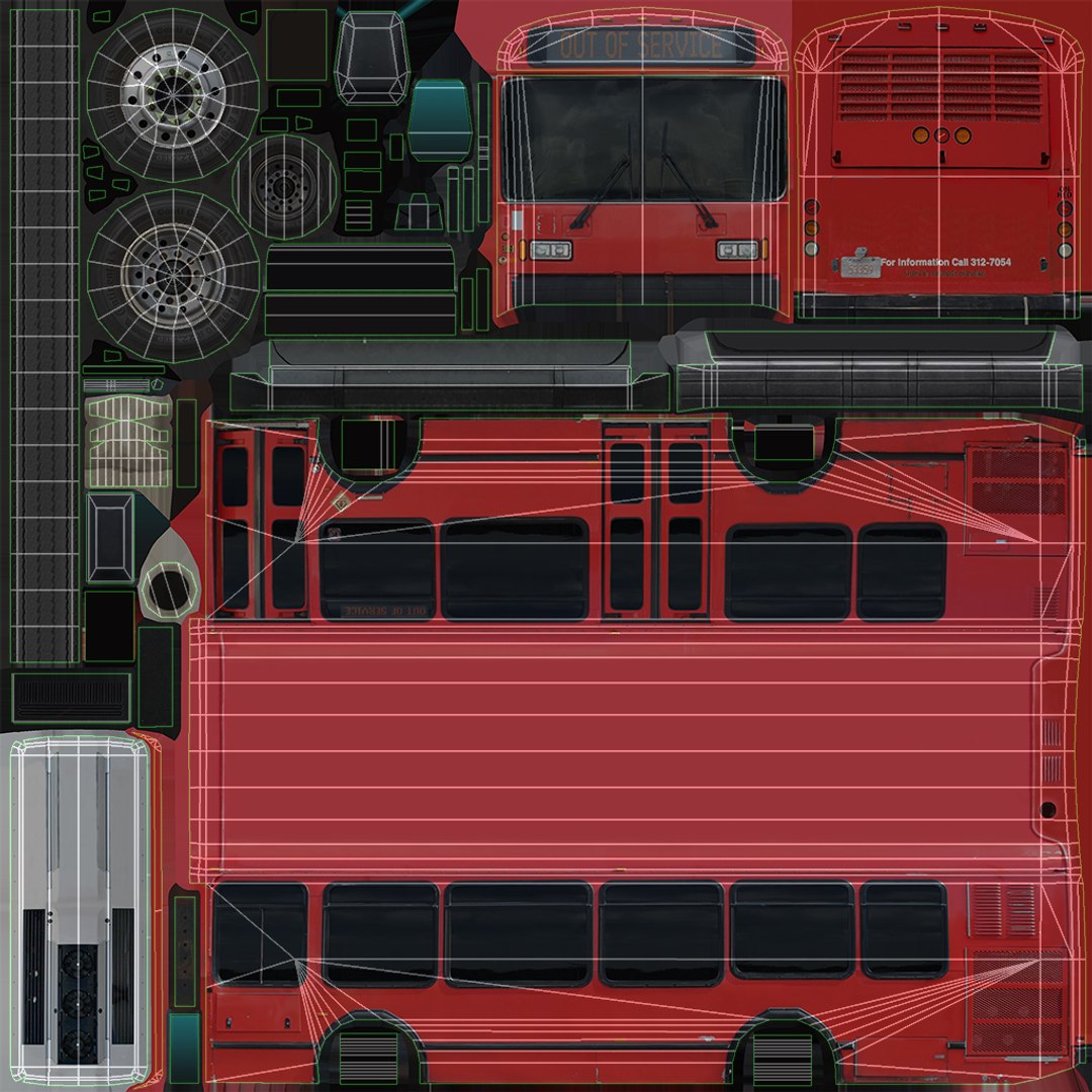 3D Transit Bus Model - TurboSquid 1478719