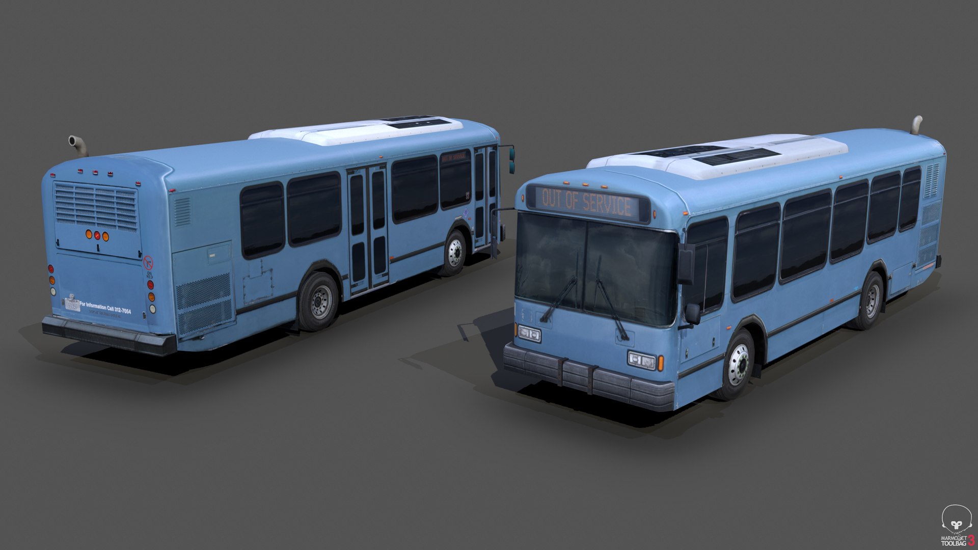 3D Transit Bus Model - TurboSquid 1478719