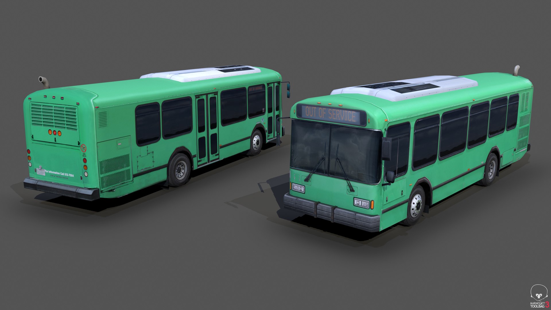 3D Transit Bus Model - TurboSquid 1478719