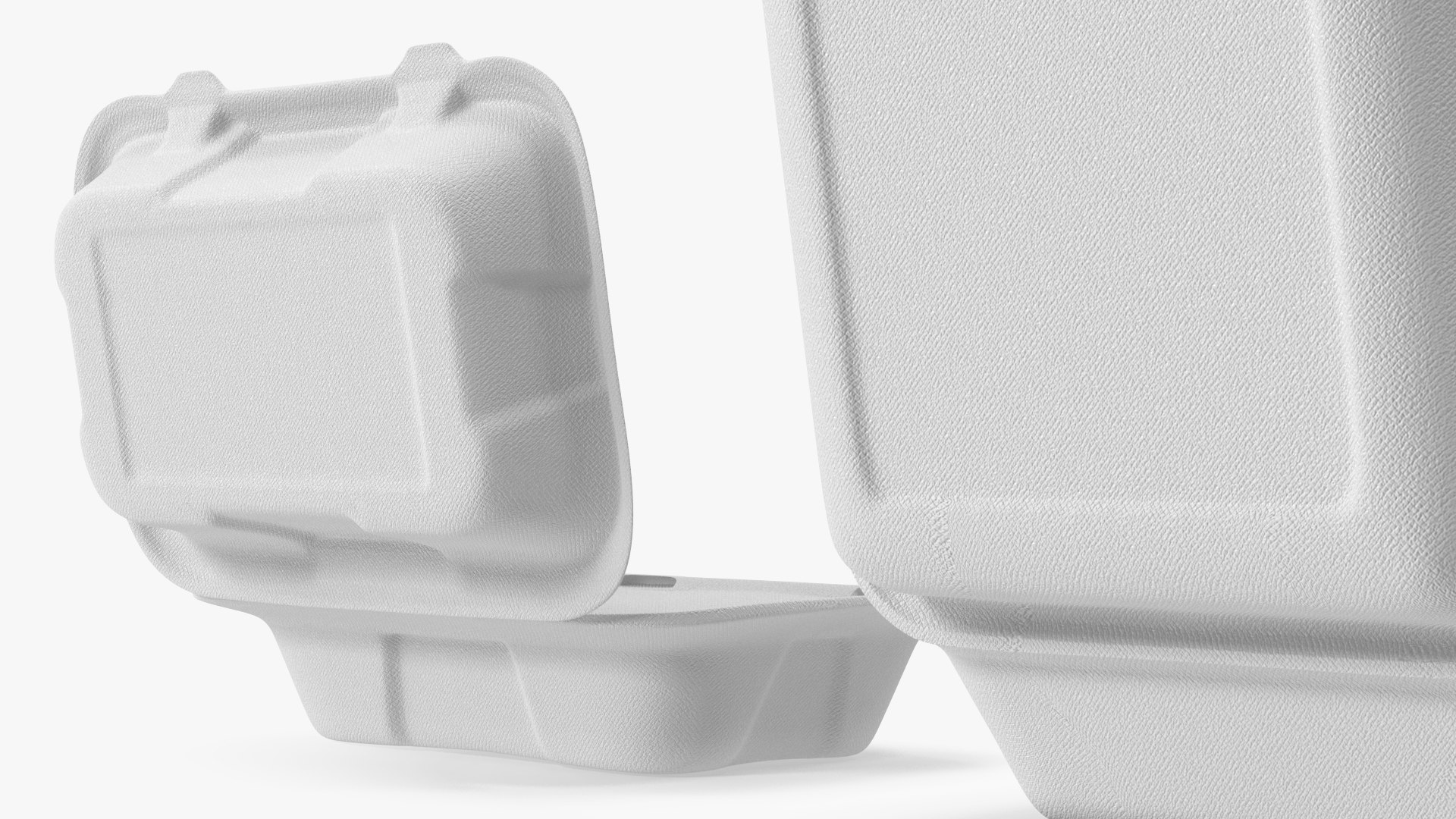 Open Food Container Set 3D - TurboSquid 1807021