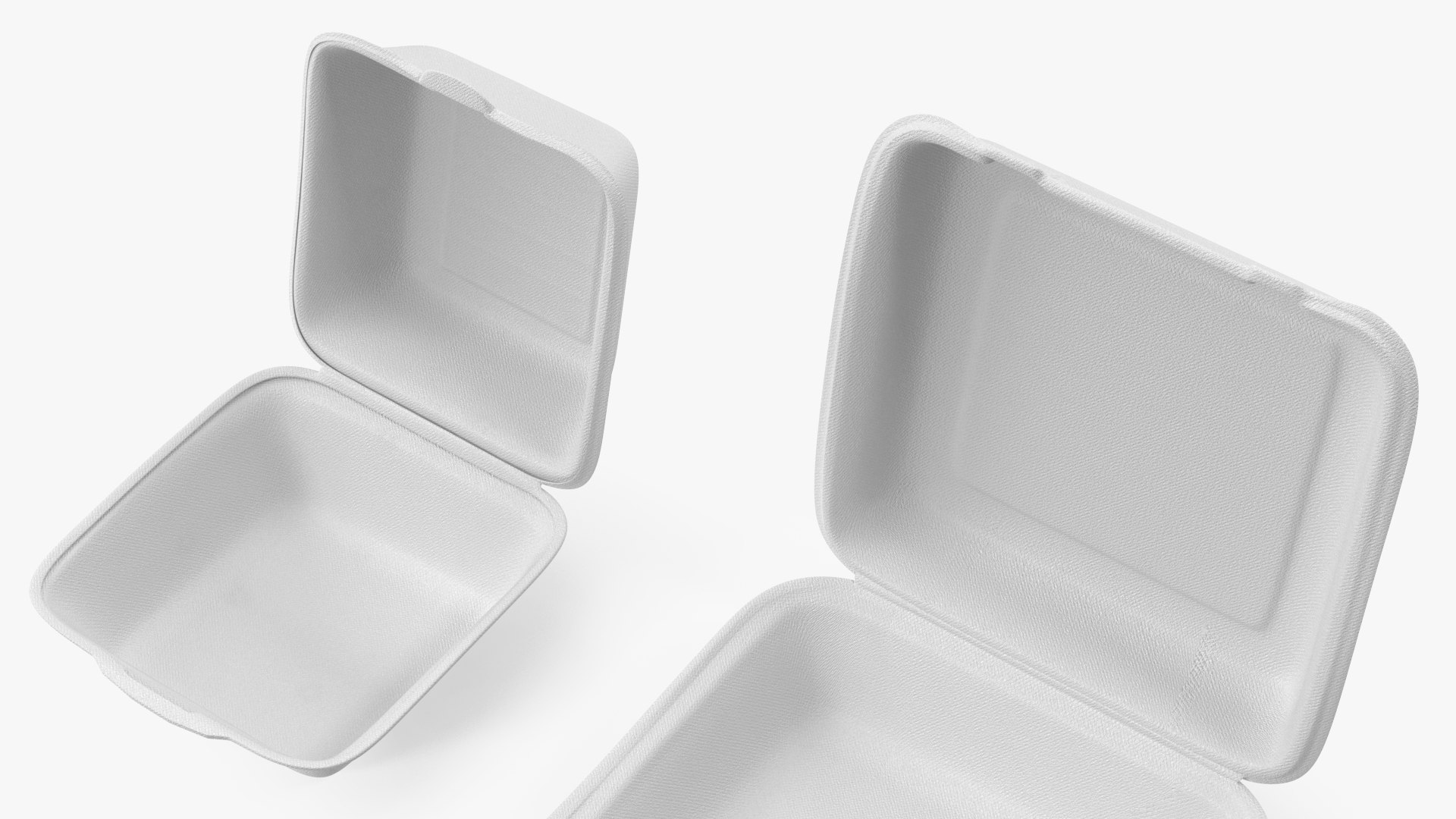 Open Food Container Set 3D - TurboSquid 1807021