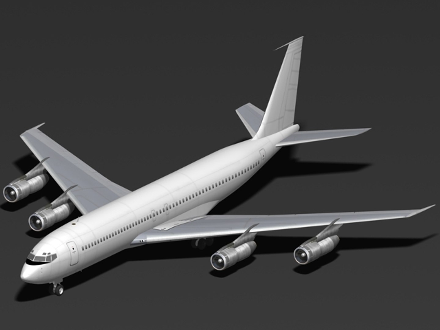 B 707-300 707 3d Model