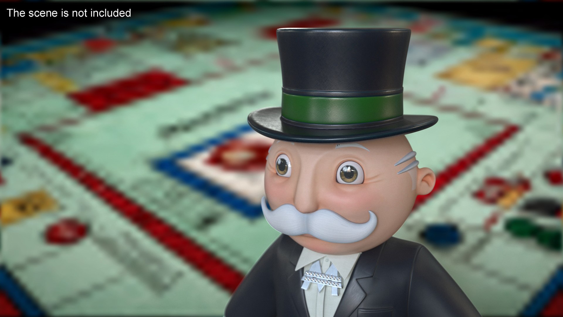 Mr Monopoly A-pose 3D Model - TurboSquid 2276063