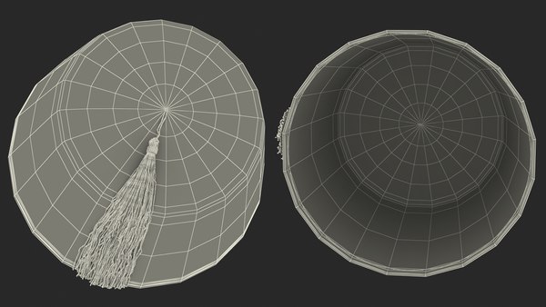 Traditional arabic white fez 3D model - TurboSquid 1682076