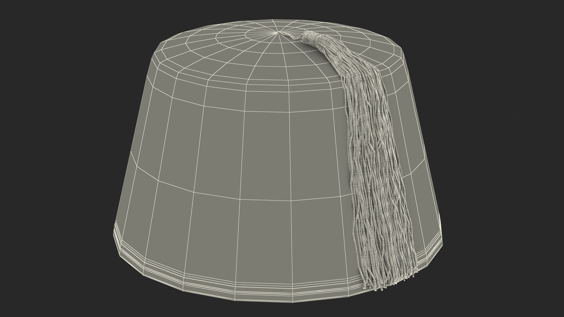 Traditional Arabic White Fez 3D Model - TurboSquid 1682076