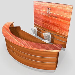 Reception Desk 3D Models for Download | TurboSquid
