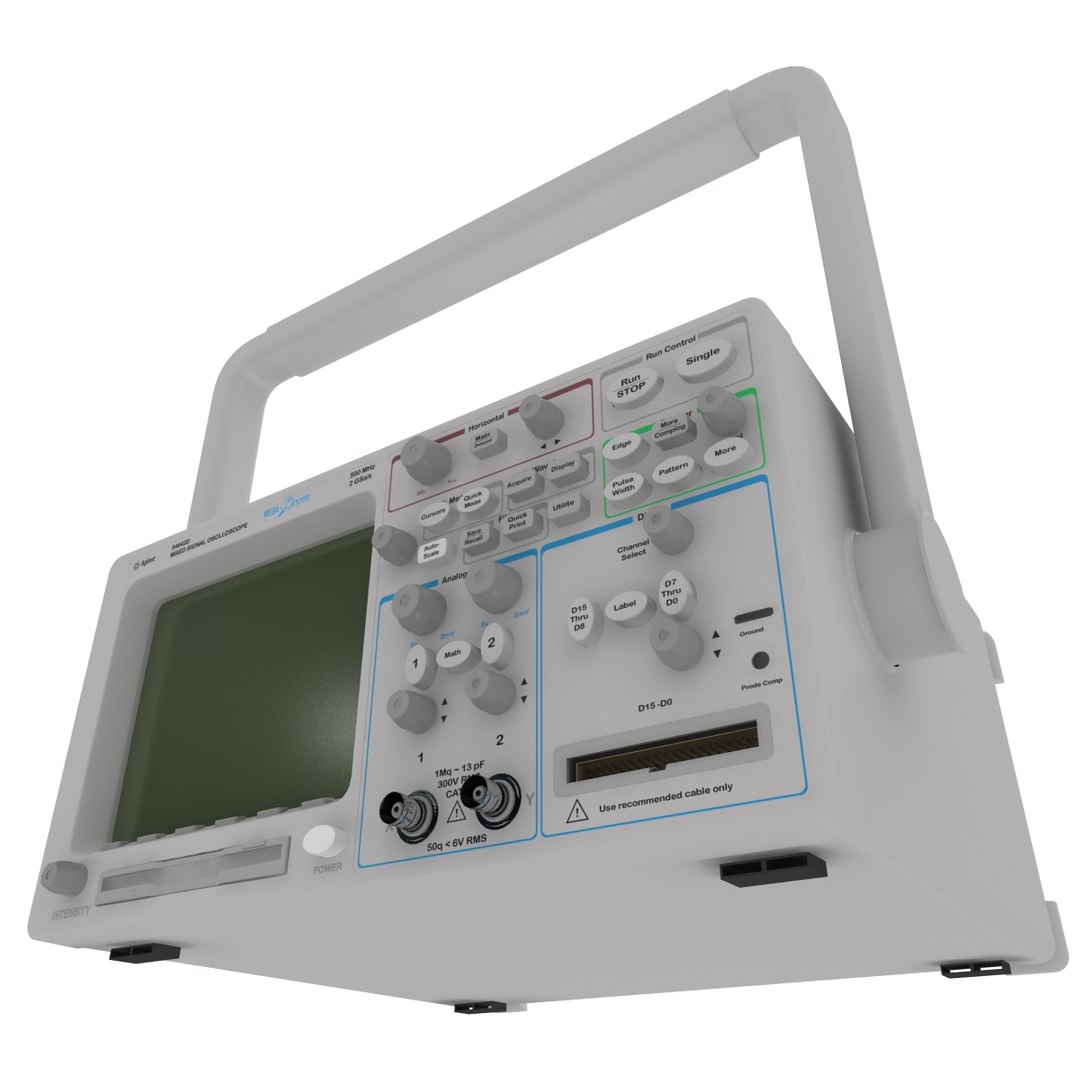 Oscilloscope Agilent Technologies 54620 3d Max