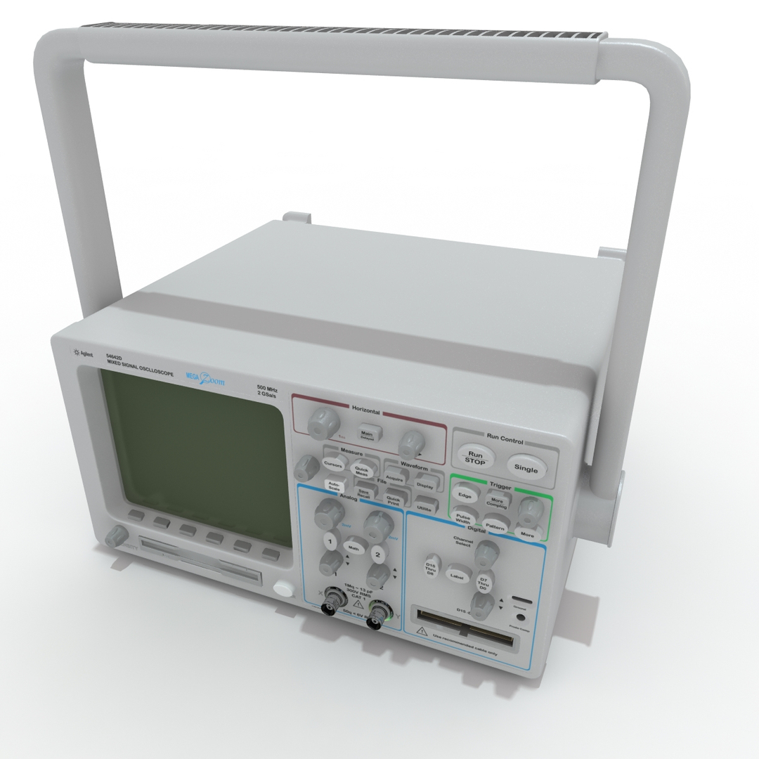 Oscilloscope Agilent Technologies 54620 3d Max
