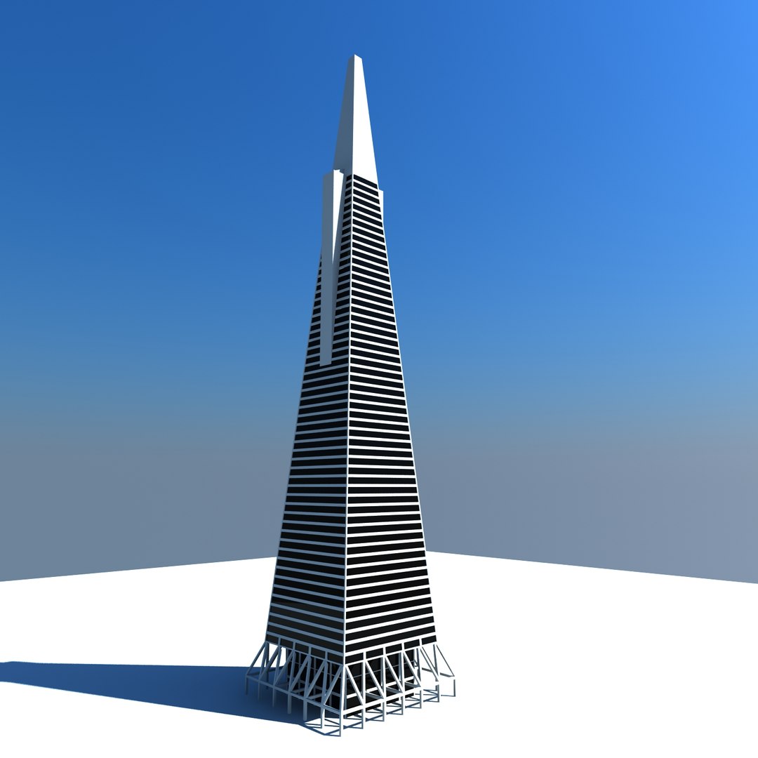 Transamerica Pyramid 3d Model