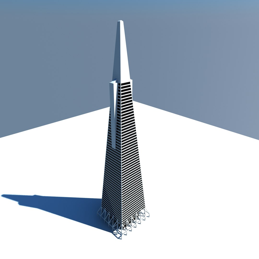 Transamerica Pyramid 3d Model