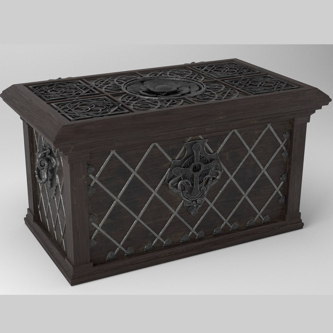 Tudor Medieval Chest Trunk 3D Model - TurboSquid 1399213