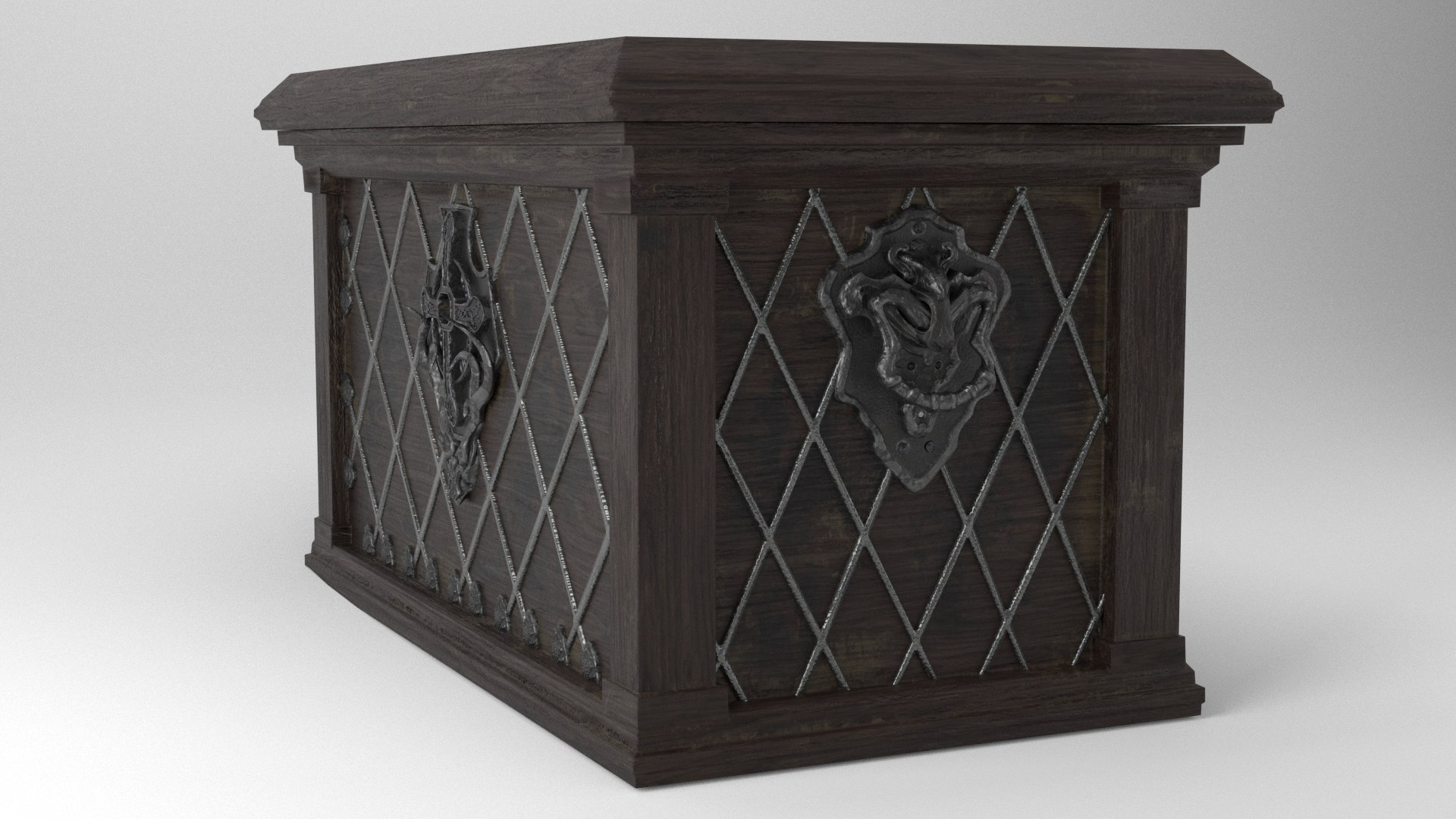 Tudor Medieval Chest Trunk 3D Model - TurboSquid 1399213