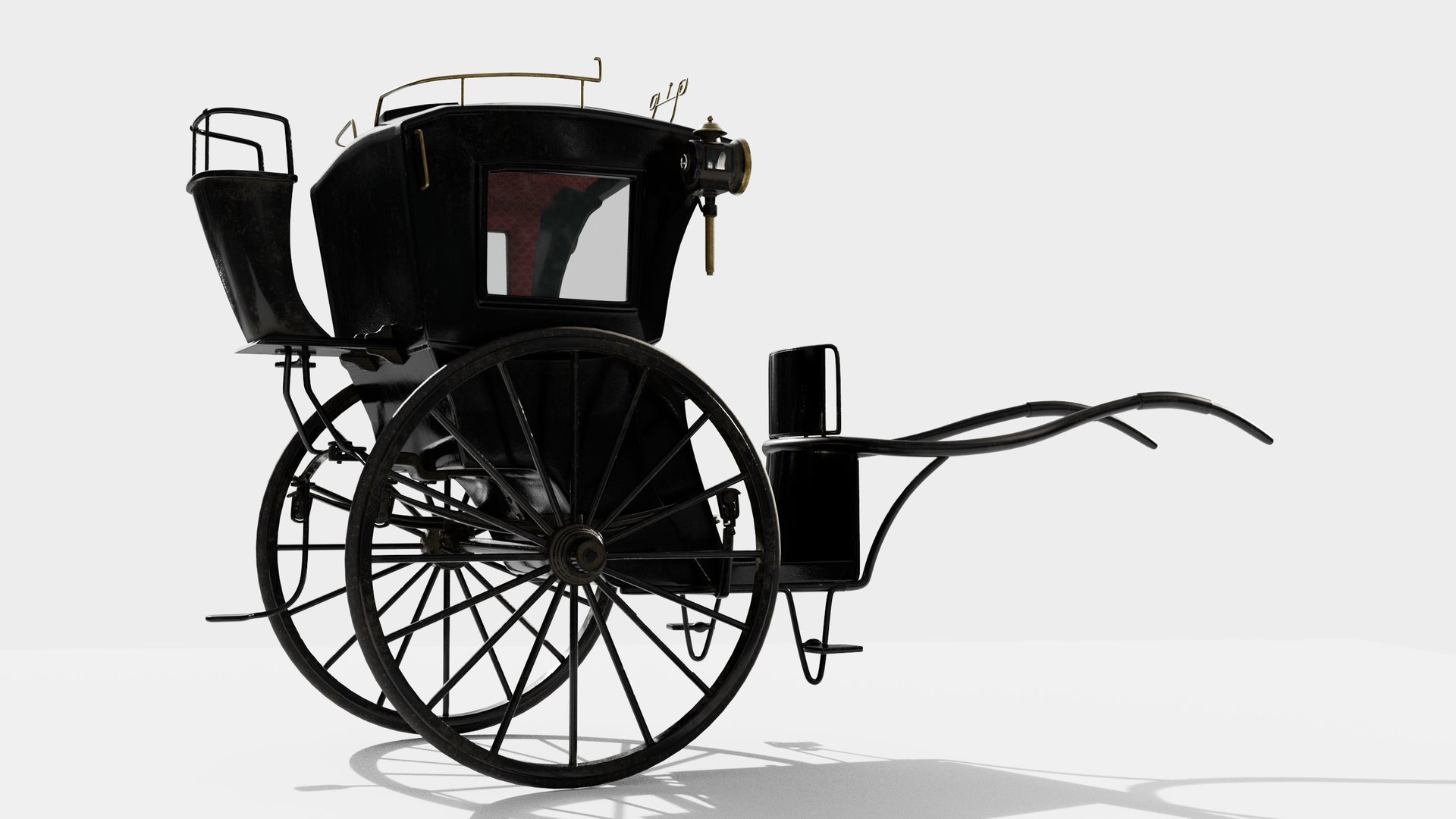 3D Hansom Cab - TurboSquid 2218568