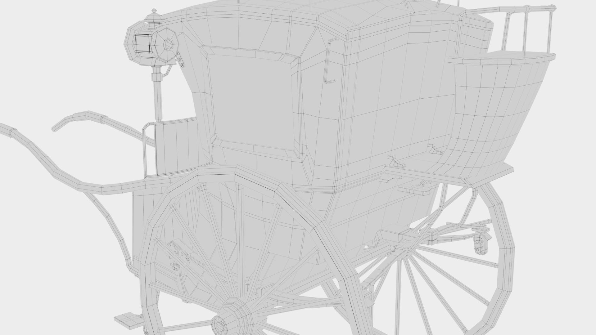 3D Hansom Cab - TurboSquid 2218568