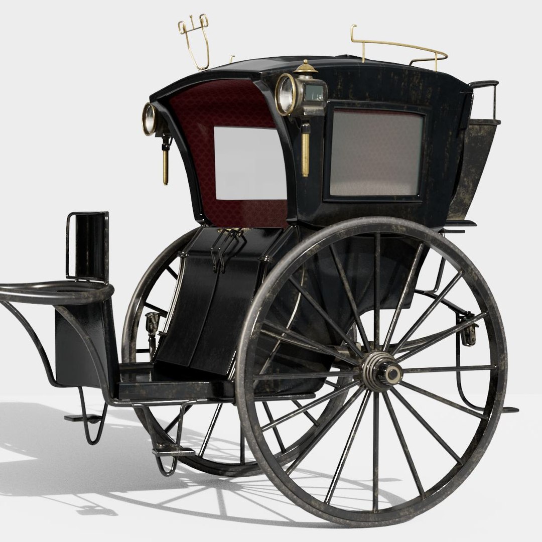 3D Hansom Cab - TurboSquid 2218568