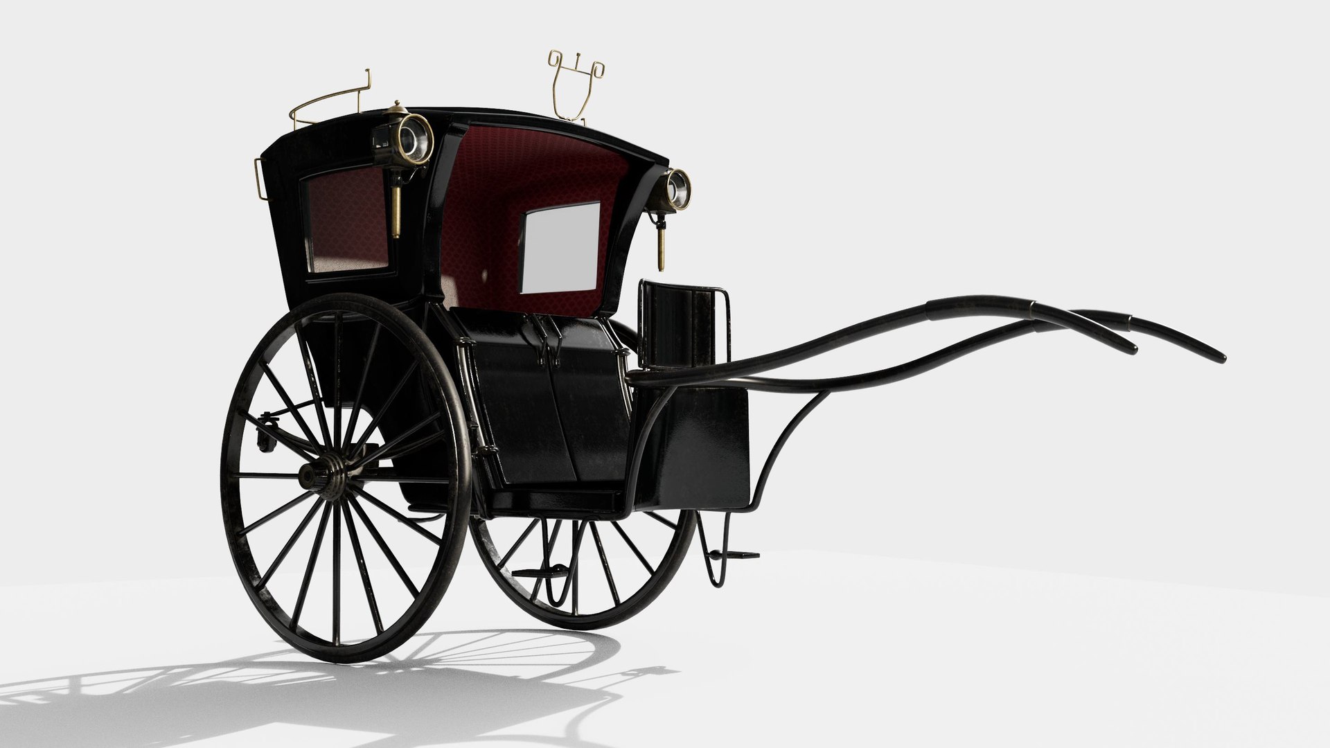 3D Hansom Cab - TurboSquid 2218568