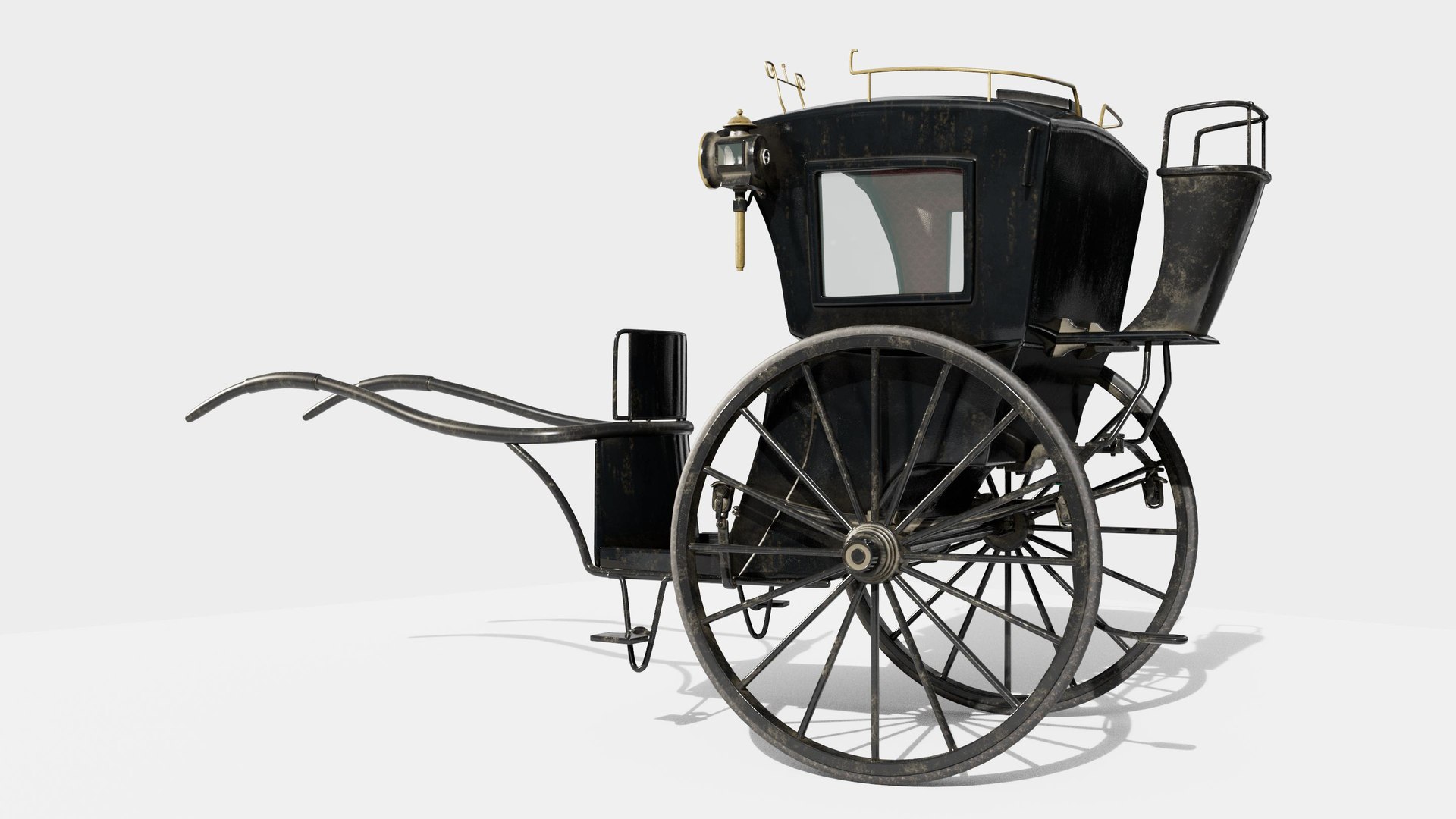 3D Hansom Cab - TurboSquid 2218568