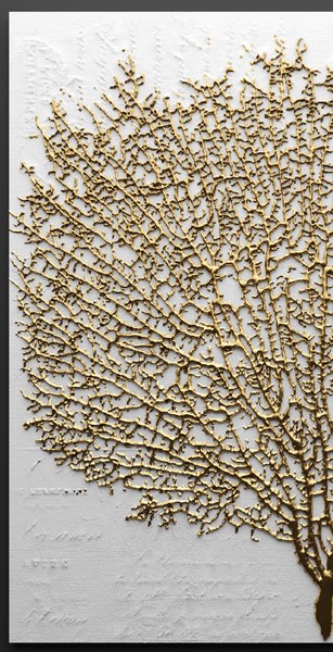 panel painting coral 3d model