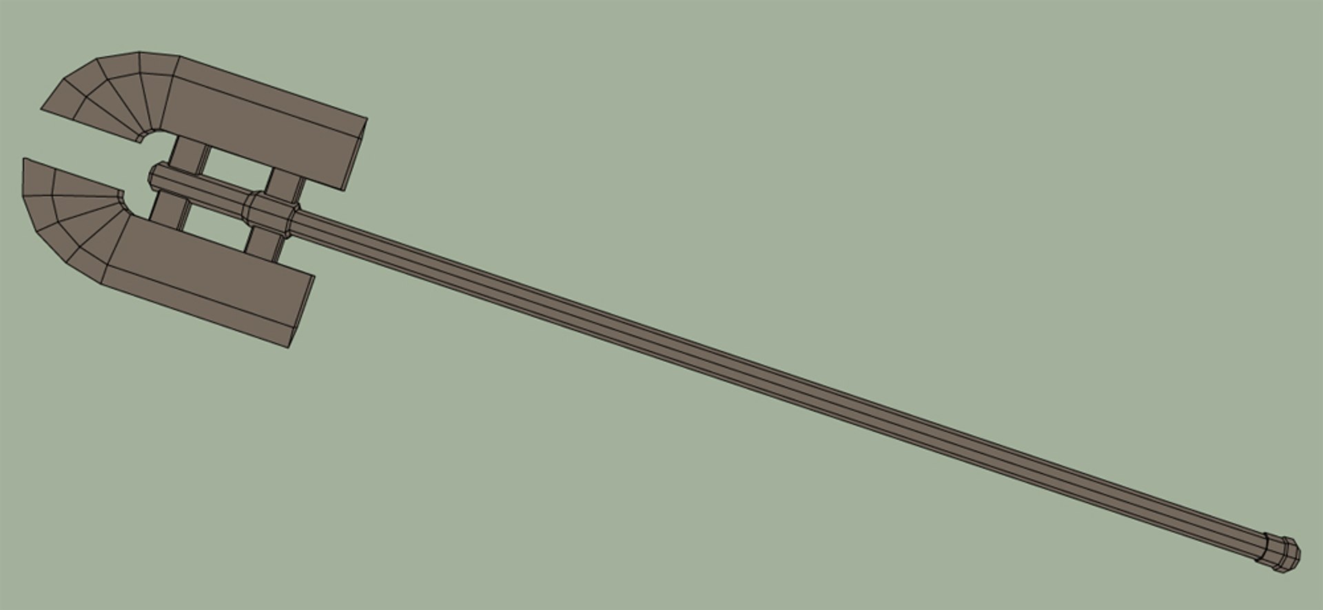 3d halberd games model