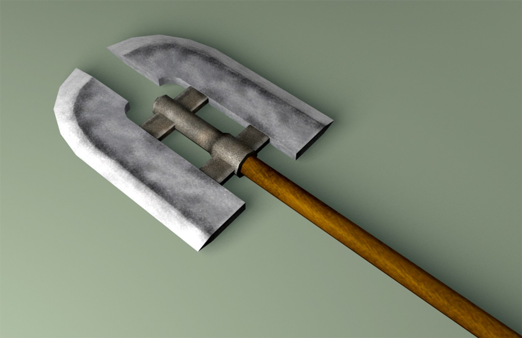 3d halberd games model