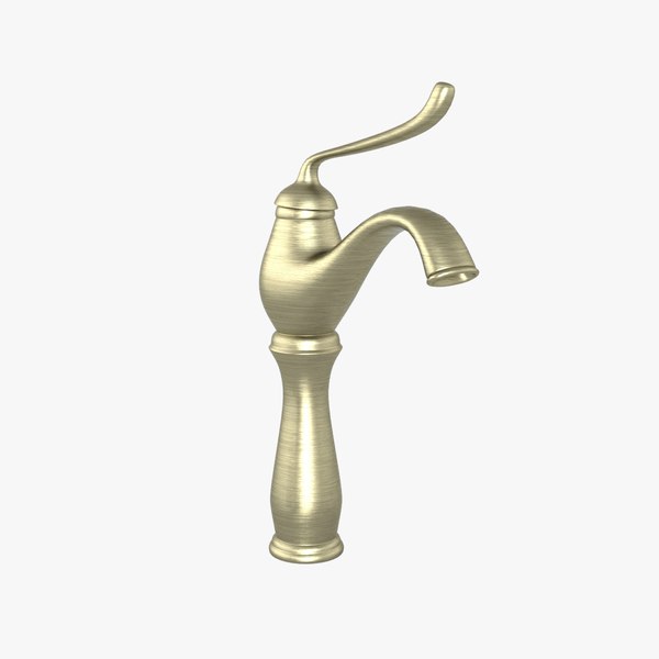 modeled faucet 01 3d model