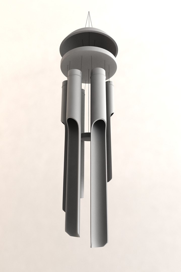 3d Model Bamboo Wind Chimes