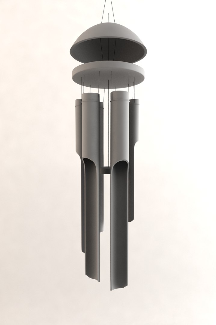 3d Model Bamboo Wind Chimes