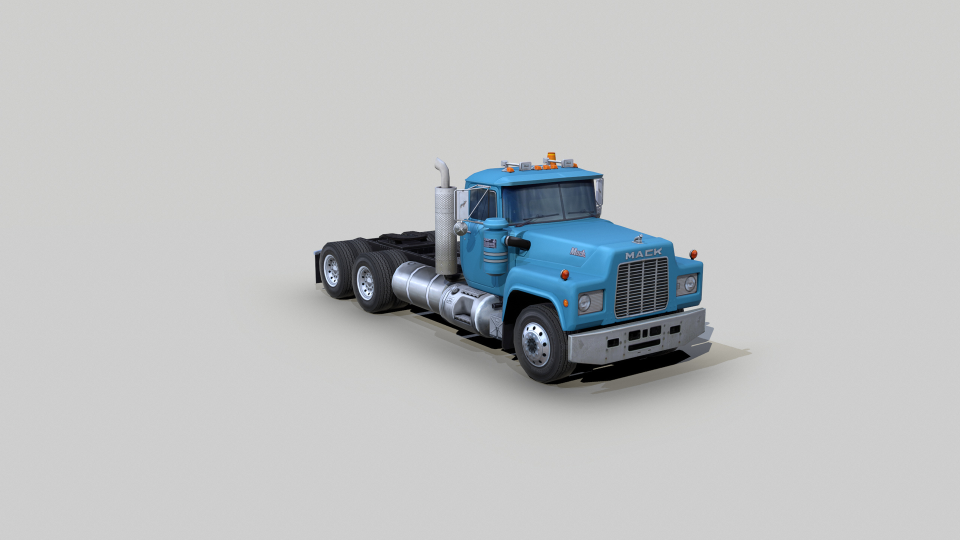 Mack R600S Semi Truck 1989 3D Model - TurboSquid 1862388