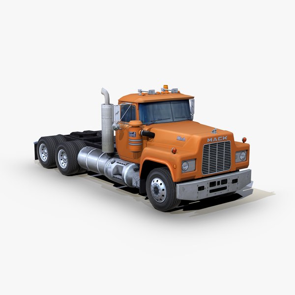Mack R600S semi truck 1989 3D model - TurboSquid 1862388