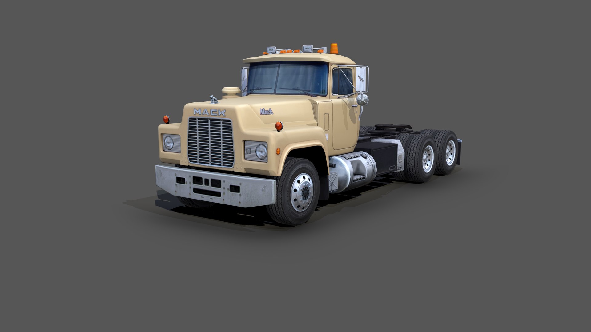 Mack R600S Semi Truck 1989 3D Model - TurboSquid 1862388