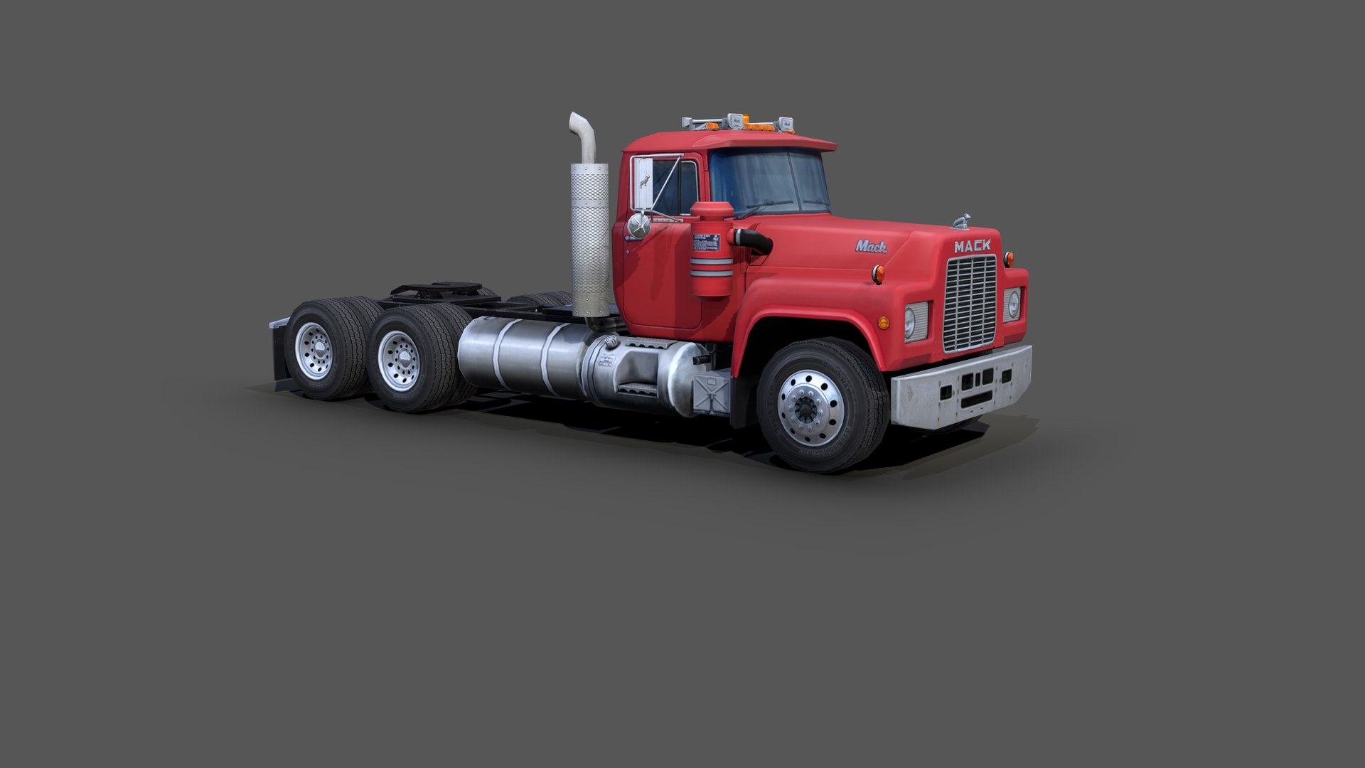 Mack R600S Semi Truck 1989 3D Model - TurboSquid 1862388