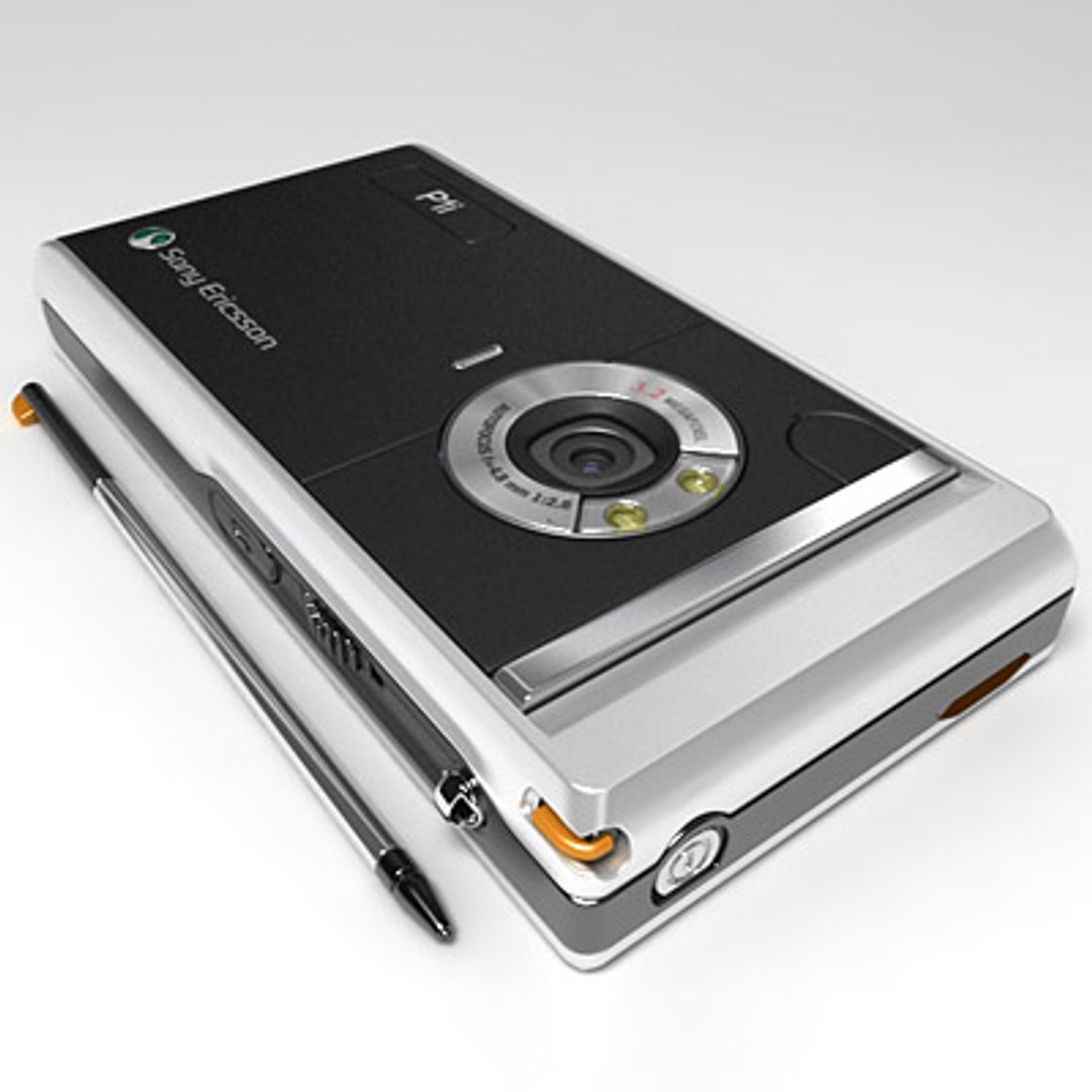 Sony Ericsson P1i Mobile Phone 3d Model