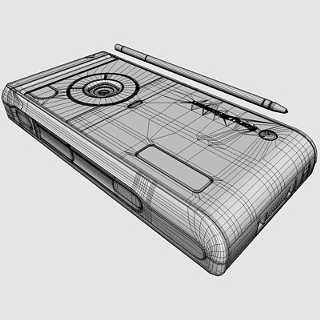 Sony Ericsson P1i Mobile Phone 3d Model